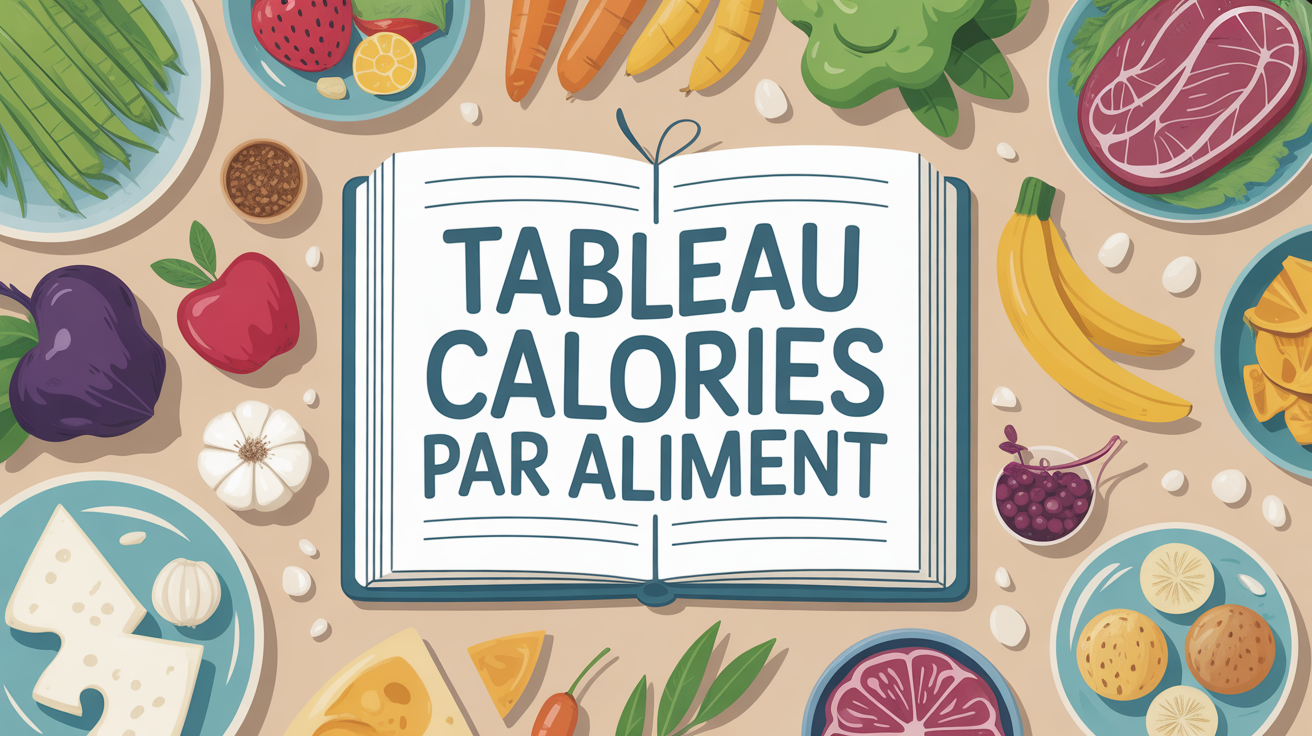 Tableau des calories par aliment à imprimer : le guide pratique
