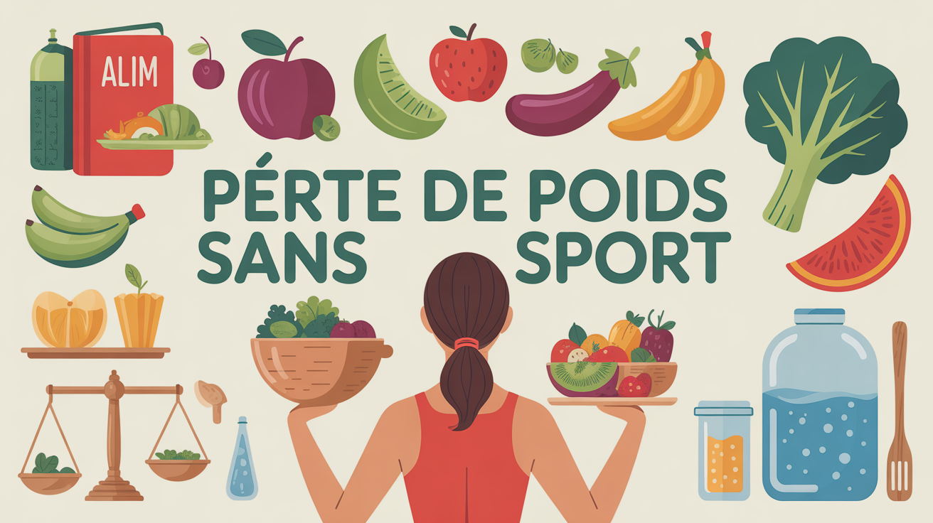 Perdre du poids sans sport une méthode réaliste et accessibl